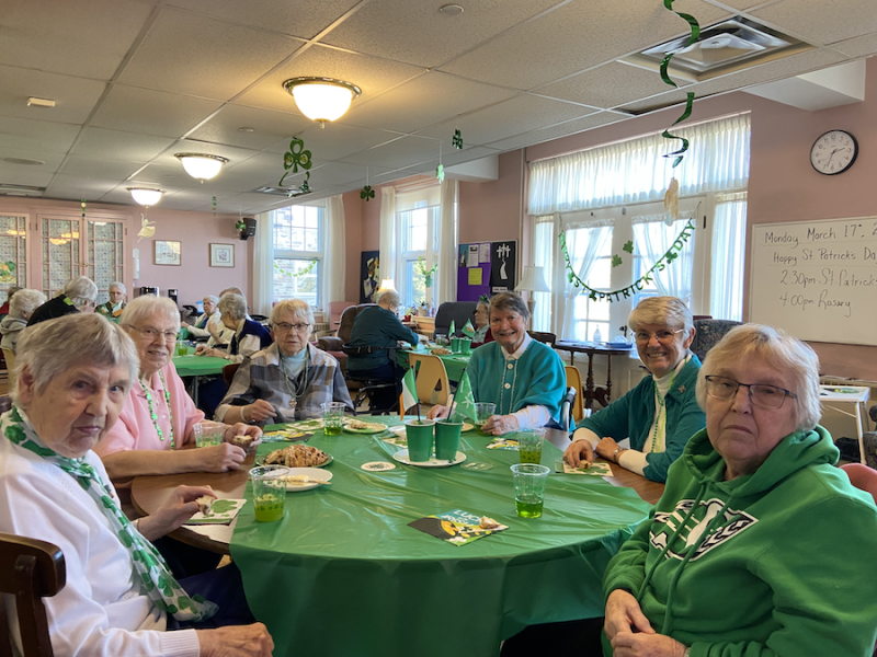 A Relaxing St. Pat's at Waterdown | School Sisters of Notre Dame ...